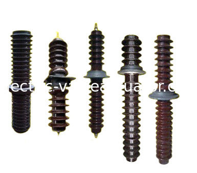 Round Tube Porcelain High Voltage Insulators 72-100kv High Voltage ...