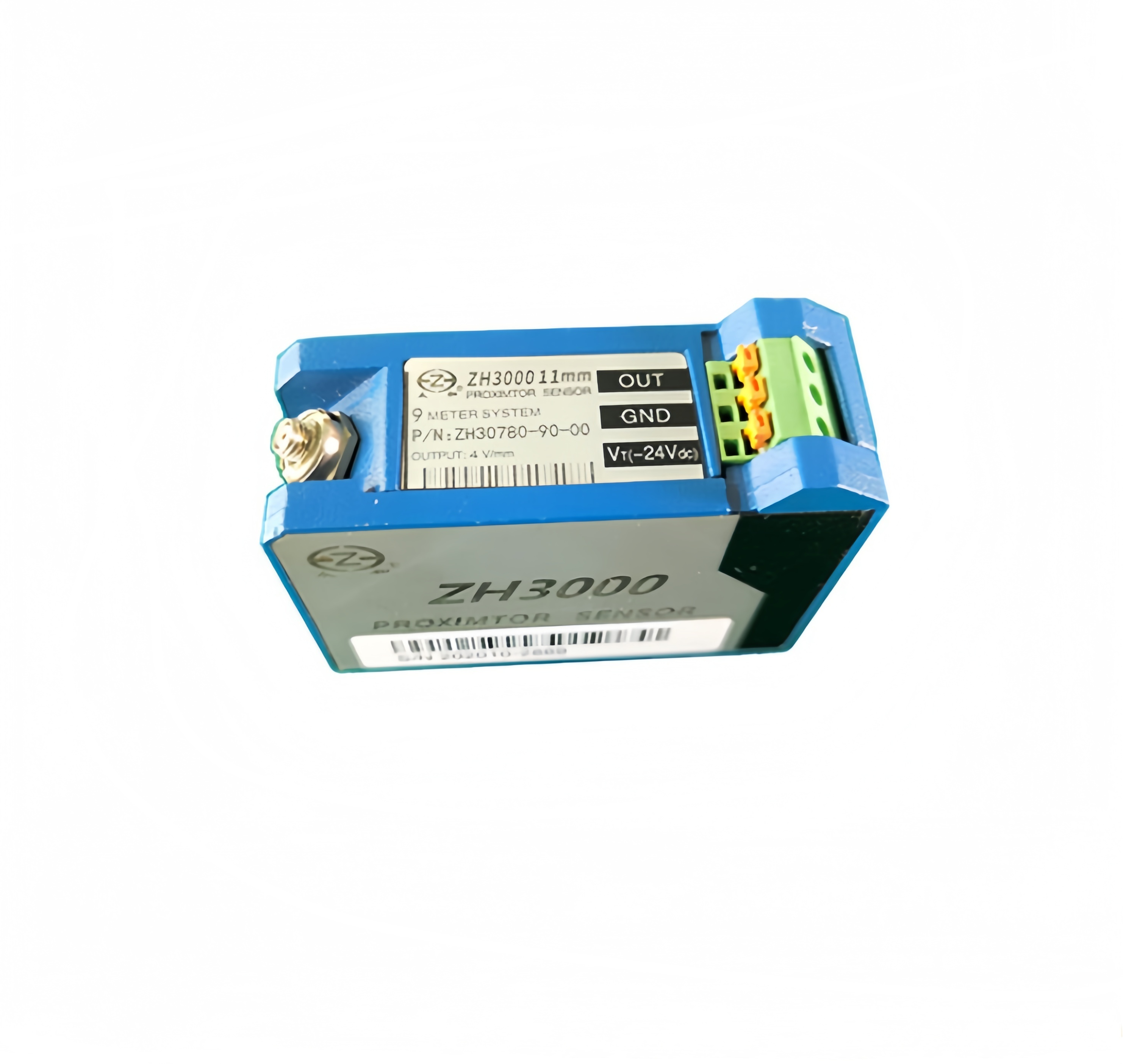 ZH3000 Φ11mm 9m Eddy Current Sensor for Axial Displacement